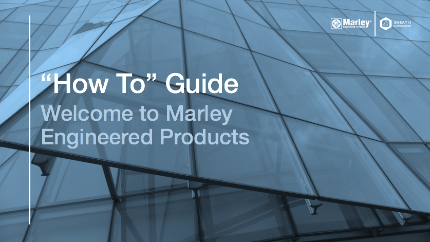 QMark EHeat U: How to Guide - Welcome to Marley - Marley Engineered ...